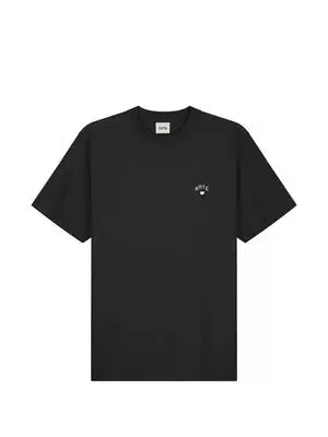 ARTE ANTWERP Logo-embroidered T-shirt - Black