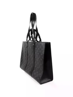 LOUIS VUITTON Sac Plat 24h Monogram Eclipse Tote Bag