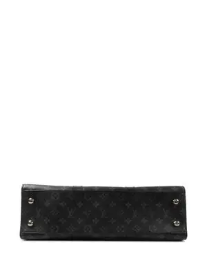 LOUIS VUITTON Monogram Eclipse Sac Plat 24h Tote Bag