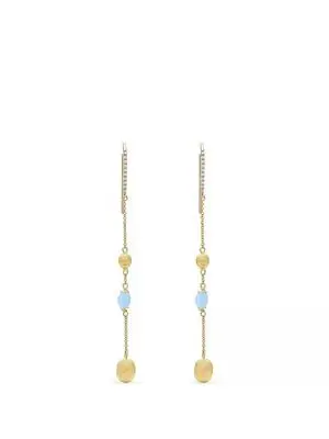 NANIS Aquamarine Diamond Earrings - Gold