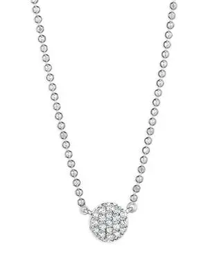 Phillips House Micro Infinity Diamond Necklace - Silver