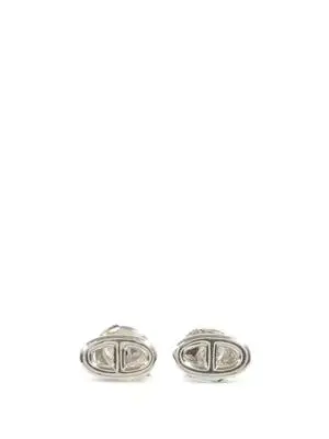 Hermès Chaine D'ancre Sterling Stud Earrings - Silver