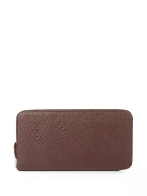 Hermès Silk In Epsom Leather Wallet - Brown