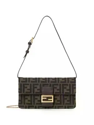Fendi Tube Ff-jacquard Wallet