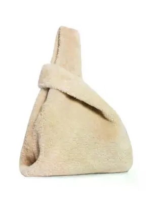 Simone Rocha Embellished Faux-fur Shopper Bag