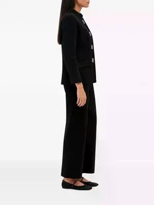 IZAAK AZANEI Embellished-button Long-sleeve Jacket