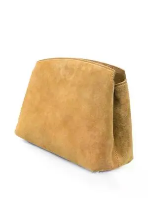 LIFFNER Push-lock Suede Clutch Bag