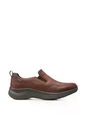Clarks Wave 2.0 Edge Leather Sneakers - Brown