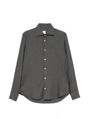 Eleventy Button-up Long-sleeve Shirt - Grey