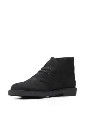 Clarks Bushacre 3 Suede Desert Boots - Black