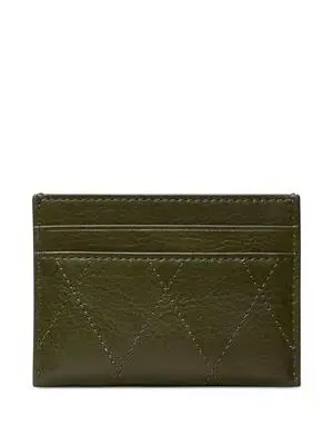 Tory Burch Charlie Quilted Logo-plaque Cardholder