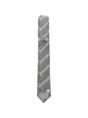 Eleventy Diagonal-stripe Wool Tie