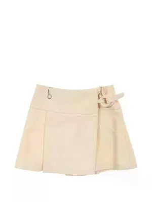LOUIS VUITTON Mini 2000s Wrap-style Pleated Skirt - Neutrals