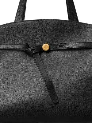 Tory Burch Logo-plaque Leather Tote Bag