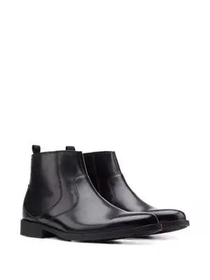 Clarks Whiddon Zip Leather Ankle Boots