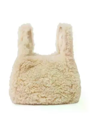 Stella McCartney Faux Shearling Tote Bag