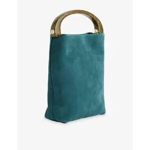 Dries Van Noten Contrast-handle Suede Cross-body Bag