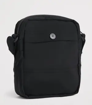 Stone Island Coated Nylon Logo Cross-body Bag