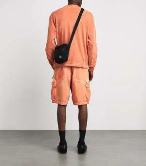 Stone Island Coated Nylon Logo Cross-body Bag