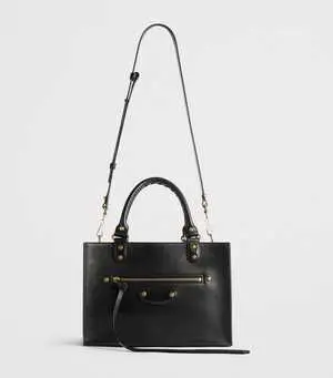 Balenciaga Leather Tote Bag - Grey