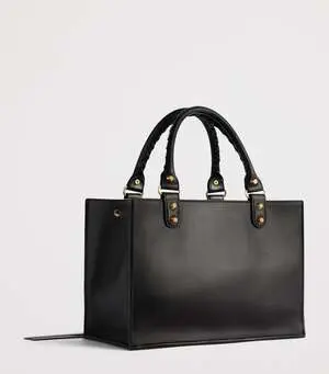 Balenciaga Leather Tote Bag - Grey