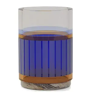 REFLECTIONS COPENHAGEN Crystal Harmonia Wastebasket - Blue