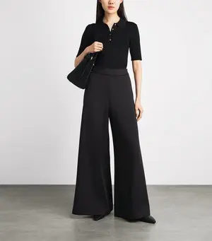 Max Mara Jersey Wide-leg Trousers