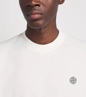 Stone Island Organic Cotton Ghost T-shirt - White