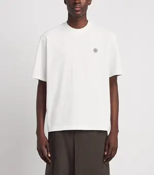Stone Island Organic Cotton Ghost T-shirt - White