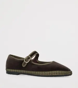 FLABELUS Velvet Ulla Mary Janes