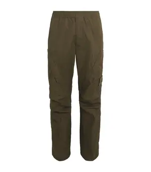 Stone Island Cotton-canvas All-weather Ghost Trousers - Green