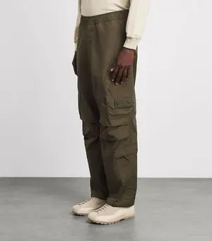 Stone Island Cotton-canvas All-weather Ghost Cargo Trousers