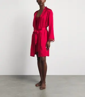 Simone Perele Silk-blend Love Me Robe