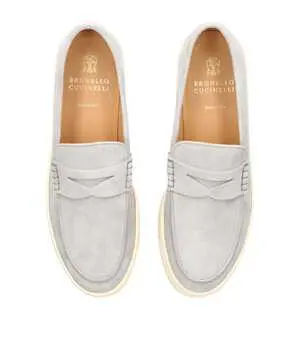 Brunello Cucinelli Suede Hybrid Loafers