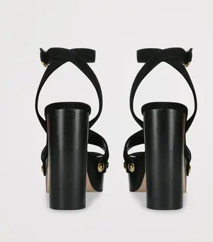 GIANVITO ROSSI Suede Ardéa Platform Sandals 70