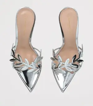 GIANVITO ROSSI Leather Flavia Heeled Sandals 85