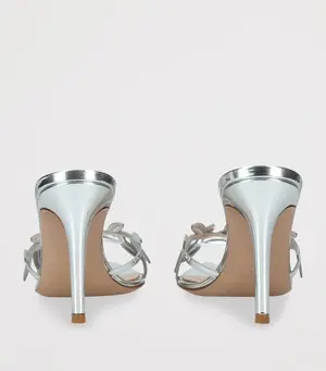 GIANVITO ROSSI Leather Flavia Heeled Sandals 85