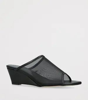 AeydĒ Suzanne Wedge Sandals - Black