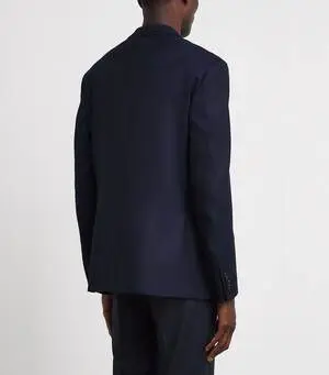 Corneliani Virgin Wool-silk Unlined Whisper Blazer