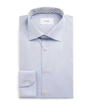 Eton Cotton Slim Fit Shirt - Blue