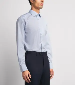 Eton Cotton Slim Fit Shirt - Blue