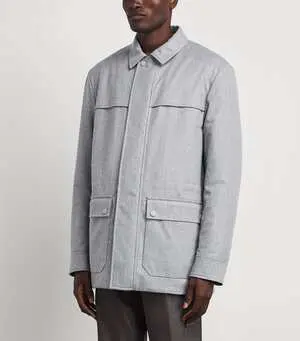Canali Wool Field Jacket