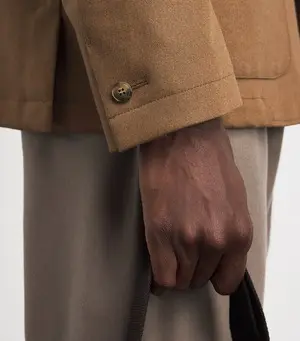 Canali Stretch-wool Chore Overshirt