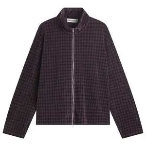 Our Legacy Shrunken Velvet Full Zip - Merlot