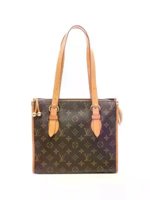 LOUIS VUITTON 2009 Popincourt Monogram Tote Bag - Brown