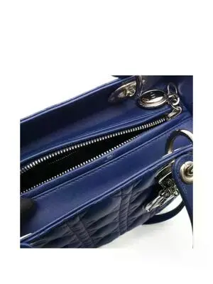 Dior 2000s Lady Cannage Tote Bag - Blue