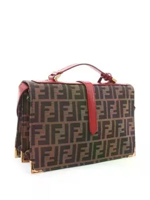 Fendi 2010s Zucca Two-way Handbag - Brown