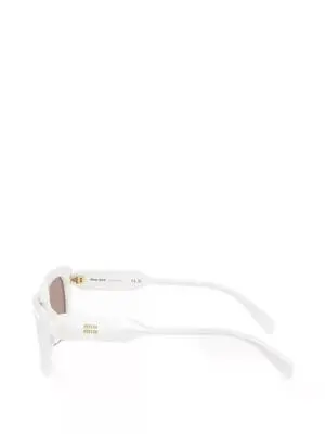 Miu Miu Rectangle-frame Sunglasses