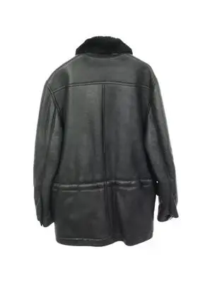 Hermès 2000s Mouton Lamb Leather Coat