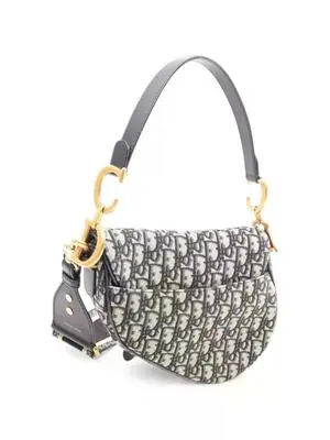 Dior Oblique Saddle Shoulder Bag - Neutrals